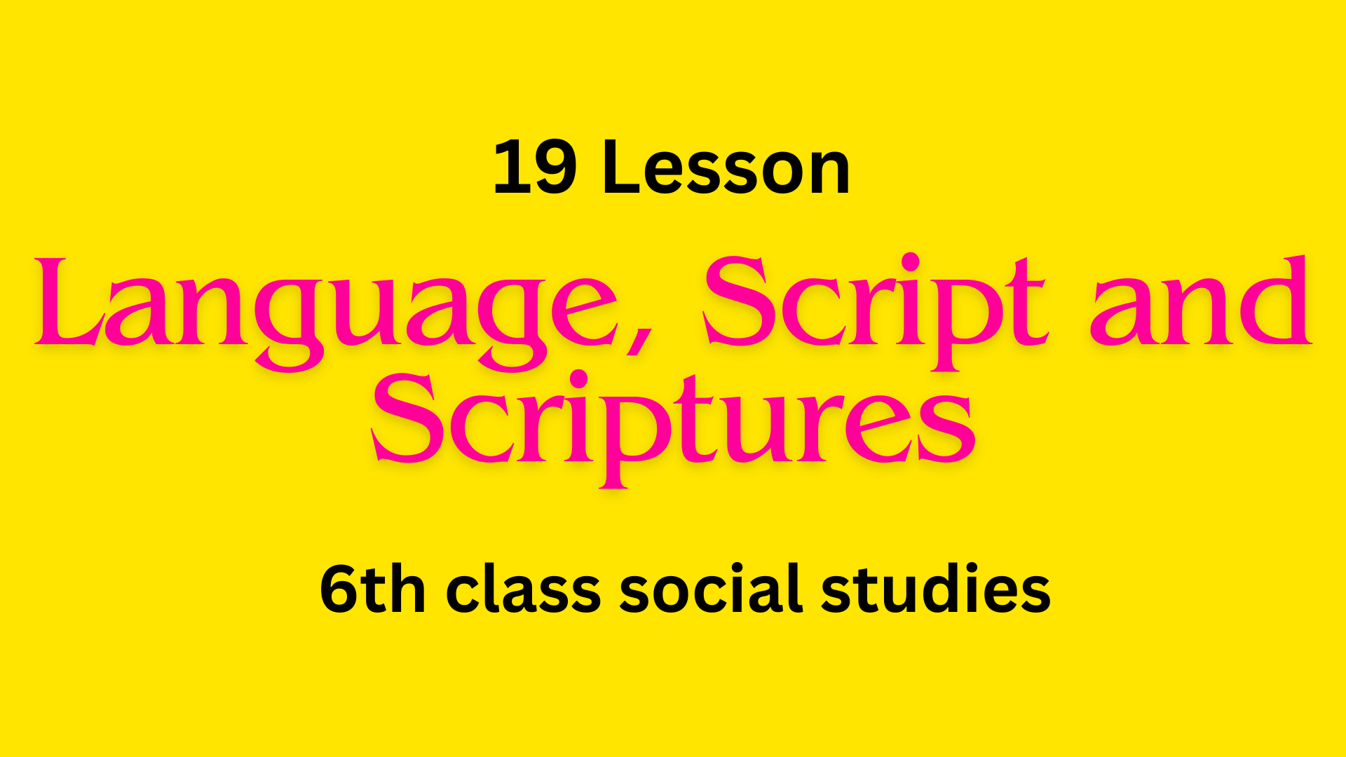 6th class social studies 19th lesson question answers